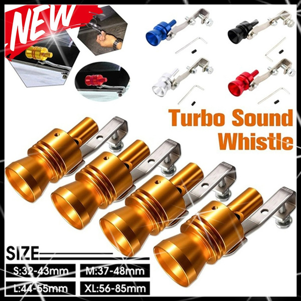 5 Colors Universal Turbo Sound Simulator Whistle Car Exhaust Pipe ...
