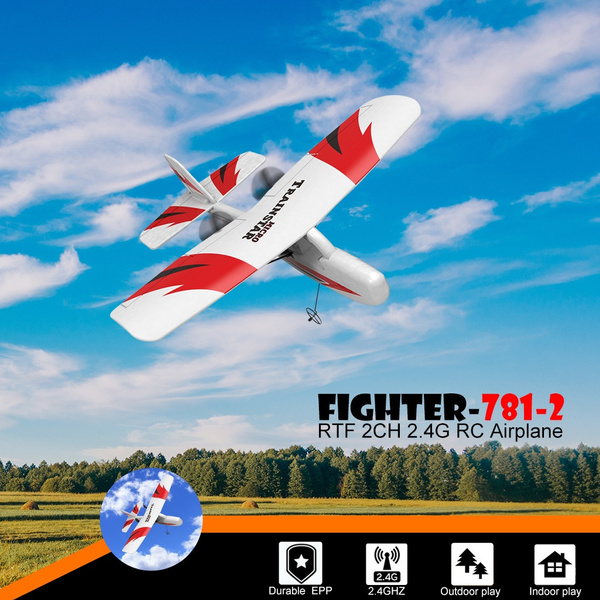 RC Airplane 2.4GHz Mini RTF Aircraft Indoor Outdoor Good For Kids ...