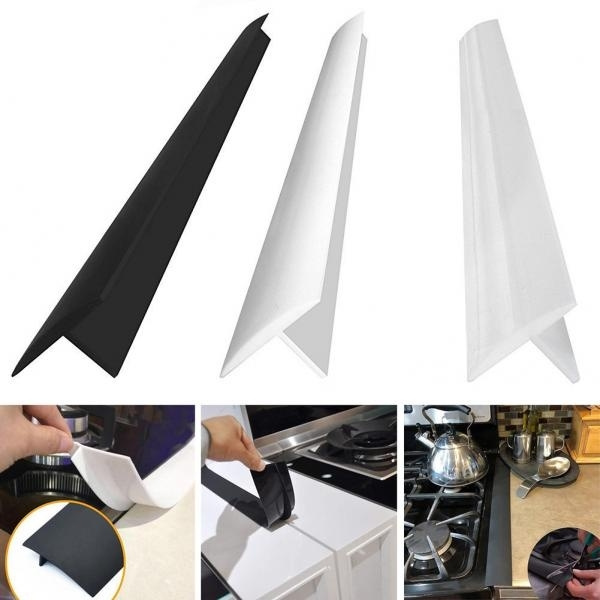 Exquisite Rubber Kitchen Stove Counter Gap Cover Easy Clean Heat ...