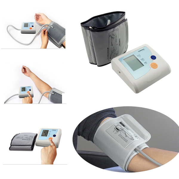 Upper Arm LCD Digital Blood Pressure Monitor NIBP Cuff,Home Care ...