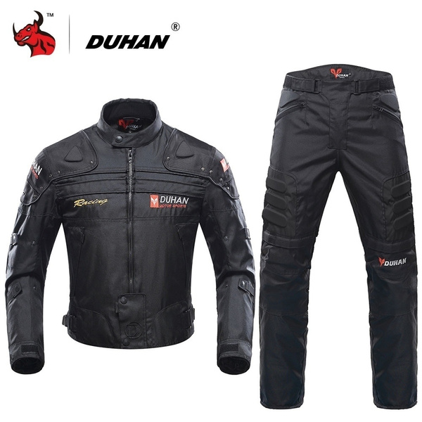 DUHAN Moto Men's Motorcycle Motocross Off-Road Racing Jacket Body ...