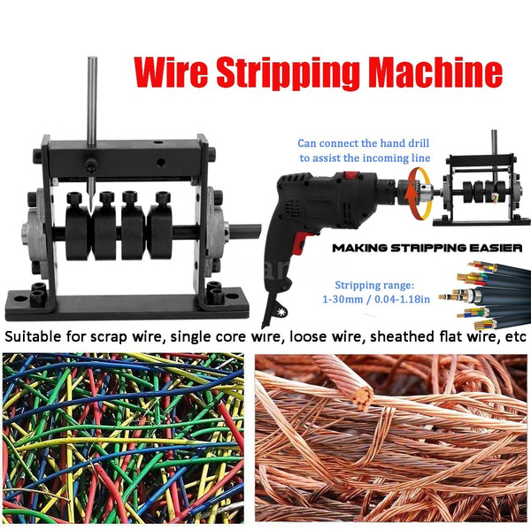Manual Portable Wire Stripping Machine Scrap Cable Peeling Machines ...