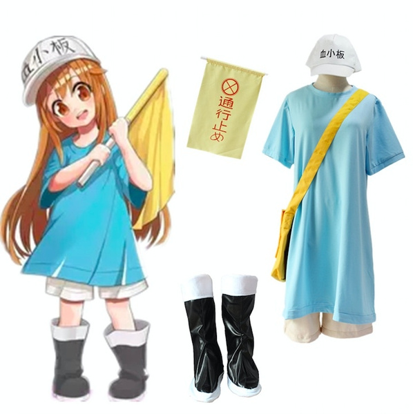 Anime Cells At Work Cosplay Costume blood platelet cosplay Costume | Wish