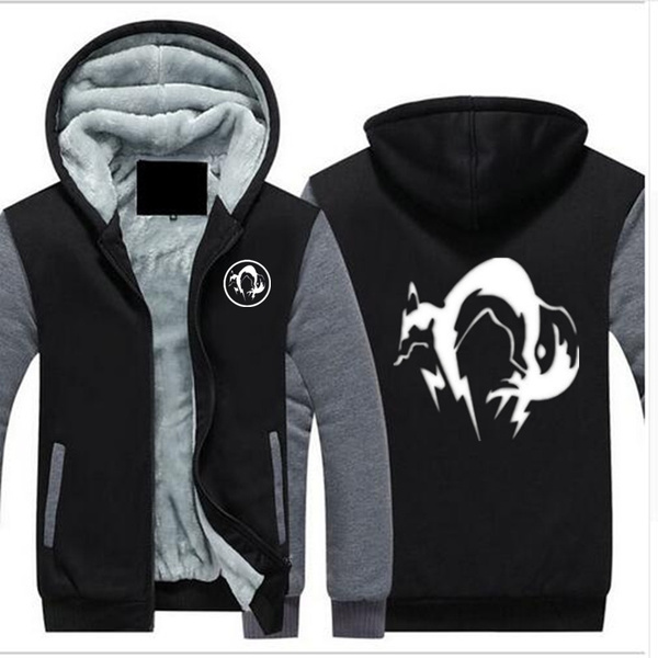 New Metal Gear Solid Men Women Fashion Hoodie Winter Warm Thicken ...