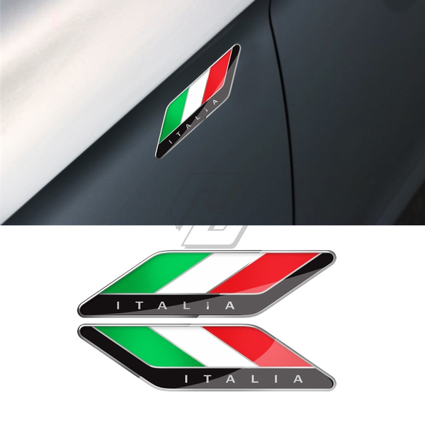 3D Italy Flag Sticker Italia Decal Case for Aprilia Ducati Suzuki ...