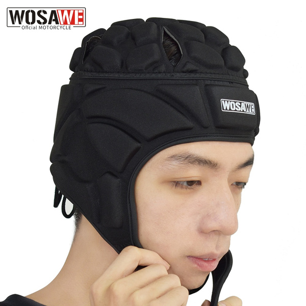 WOSAWE Rugby Honeycomb Headguard Scrum Cap Head Guard/Gear Protective ...