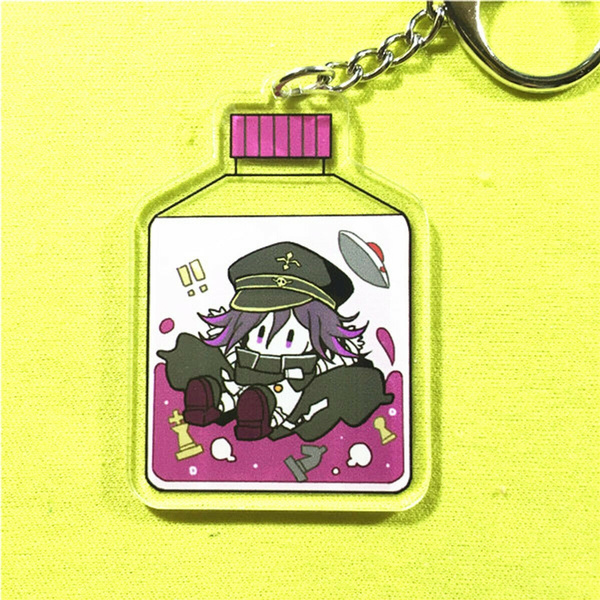 Acrylic Keychain Strap Keyring Danganronpa V3 Ouma Kokichi In bottle ...