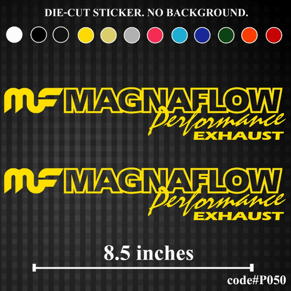 X2 MAGNAFLOW Performance EXHAUST Vinyl Die Cut Sticker Decal Funny JDM X2 MAGNAFLOW Performance EXHAUST Vinyl Die Cut Sticker Decal Funny JDM
