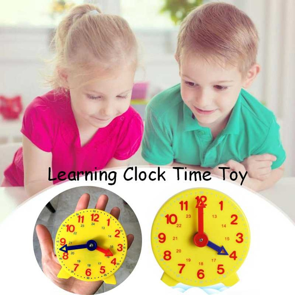 Montessori Student Learning Clock Time Teacher Gear Clock Toy | Wish