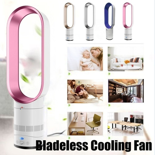 16 Inch Mute Remote Control Air Electric Fan Floor Bladeless Cooling ...
