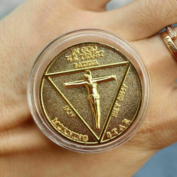 Cosplay Lucifer Morning Star Pentecostal Gold Coin Specie Costume ...