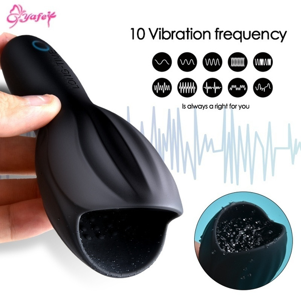 Vibrating Glans Stamina Trainer Vibrator Pe-nis Massager Male Mastur-bator Dick Stimulator Delay ...