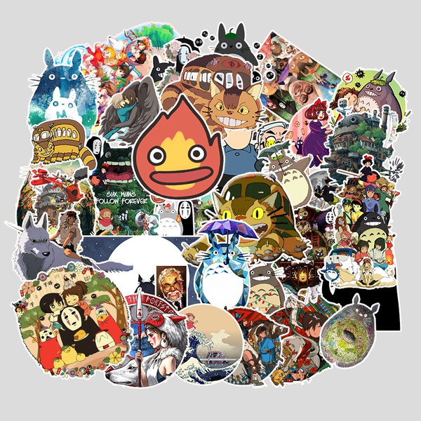 50pcs Japan cartoon cartoon stickers notebook car stickers refrigerator ...