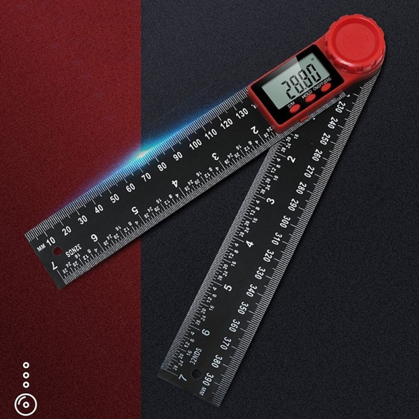 200mm New Angle Ruler 2 In 1 Digital Angle Protractor Digital Caliper ...