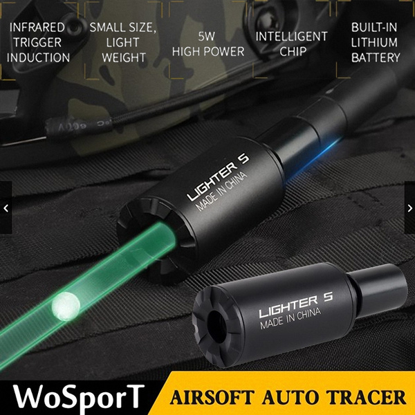 2020 High-power Flash Airsoft Auto Tracer Tactical Luminous Excitation ...