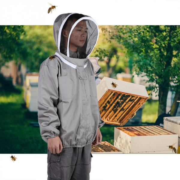 Beekeeping Jacket Suit Detachable Beekeeping Protective Jacket ...