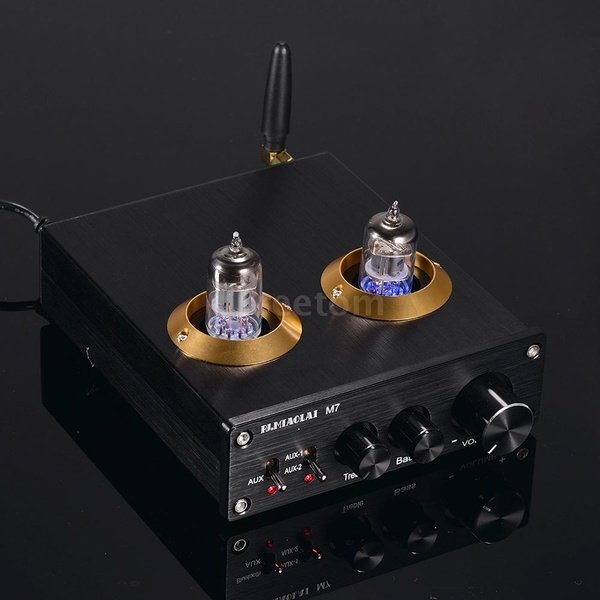 Mini HiFi Digital Audio Preamplifier Stereo Preamp with Dual 6J2 Vacuum ...
