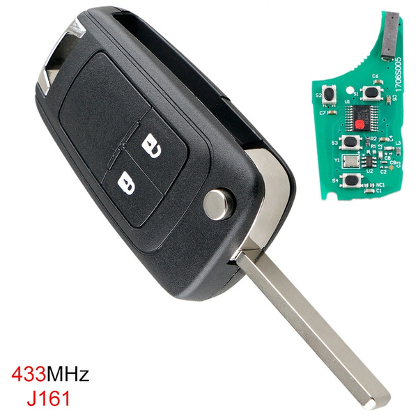 433 MHz ABS 2 Buttons Black Smart Remote Key Fob with ID46 Chip | Wish