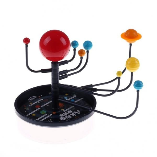 New DIY Eight Planets Solar System Model Assembling Teaching Aids Kids ...