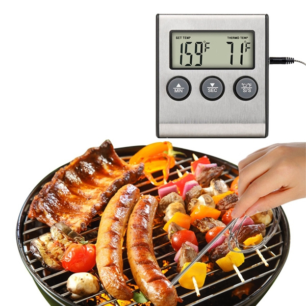 Digital Oven Thermometer Kitchen Food Cooking Meat BBQ Probe ... Digital Oven Thermometer Kitchen Food Cooking Meat BBQ Probe ...