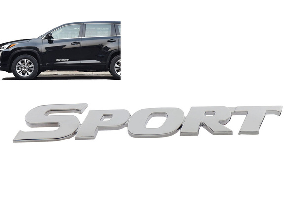 Chrome Sport edition for Auto car Fender Door Trunk Emblem Decal Badge ...