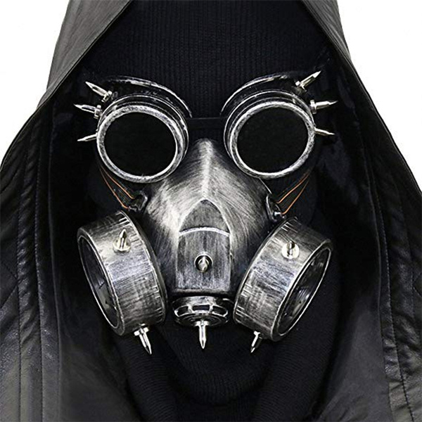 Steampunk Gas Goggles Skeleton Anti Fog Mask Halloween Masquerade ...