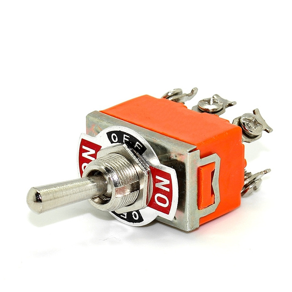 15A 250V KN3C E-TEN 1322 Toggle Switch 6 Pin Head 3 Grade Switch Double ...