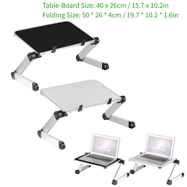 Folding Adjustable Laptop Computer Notebook Table Desk Bracket Stand ...