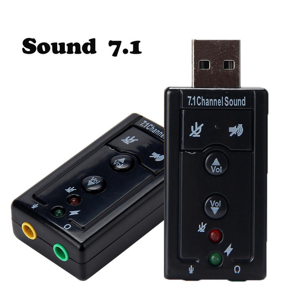 USB 7.1 Channel Audio Device Sound Card Adapter for Laptop PC | Wish