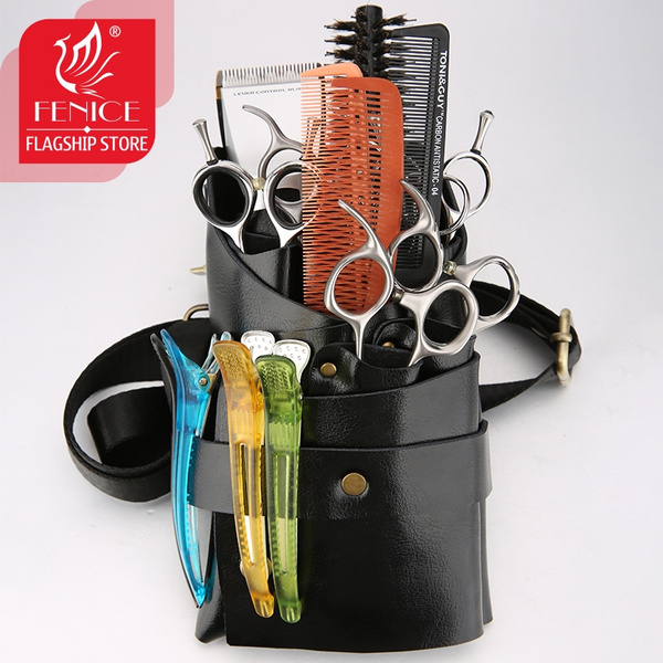 6 Packs Hair Care Tools Waist Pack Hair Scissors Comb Bag Hairdresser ...