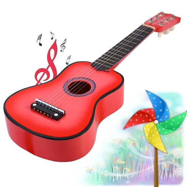 21 Inch Acoustic Guitar Small Size Portable Wooden Guitar for Children ...