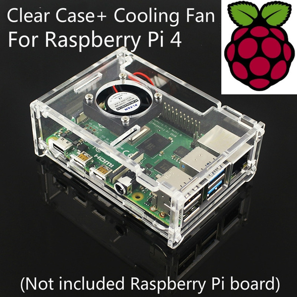 Raspberry Pi 4 Acrylic Case Box Transparent Shell Clear Enclosure with ... Raspberry Pi 4 Acrylic Case Box Transparent Shell Clear Enclosure with ...