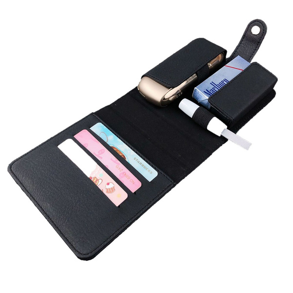 4 Colors Wallet Leather Case for IQOS 3 DUO Pouch Bag Case Carrying ...
