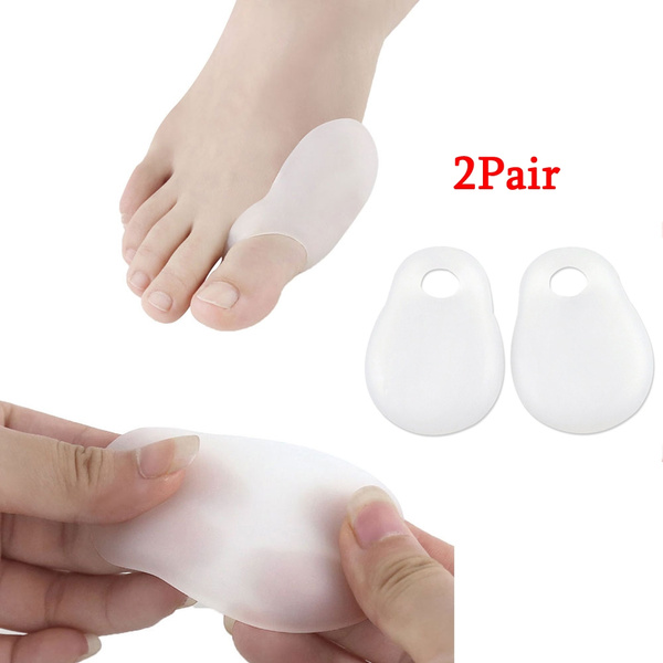 2Pair Bunion Hallux Valgus Protector Gel Cover Sleeve Toe Friction ...