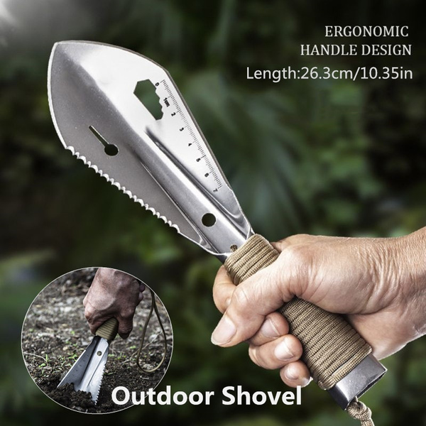 Metal Detector Garden Digging Tool Digger Garden Shovel w Sheath ...