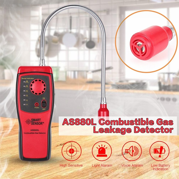 Combustible Gas Detector Handheld Mini Flammable Natural Gas Leakage ...