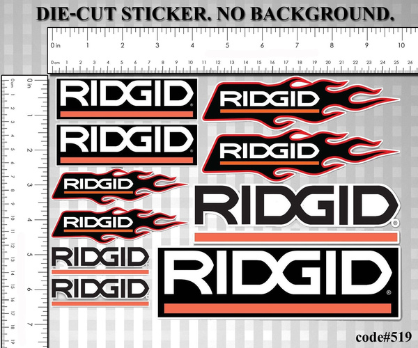 RIDGID Tool Box Vinyl Die-Cut Sticker Kit Decal Funny JDM Racing Car ...