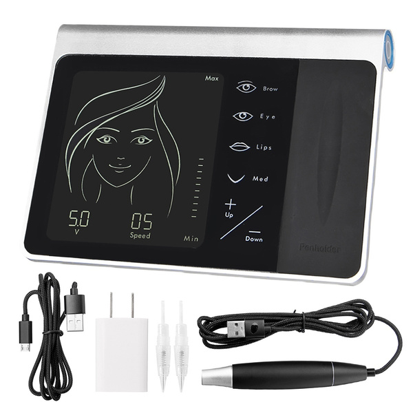 Charmer Princesses Permanent Makeup Machine Kit Eyebrow Lip Eyeline ...