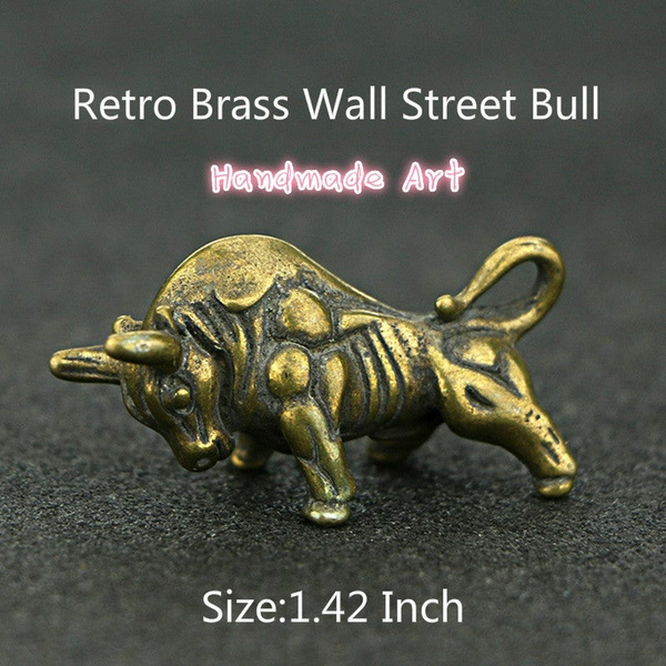 Wall Street Bull Desktop Statue