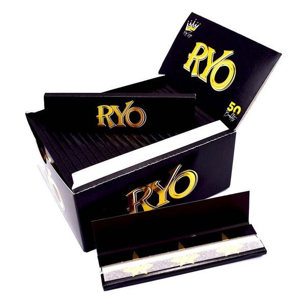 50×32 Sheets "Gold Crown" Classic Rolling Papers 108*45mm 1600 leaves ...