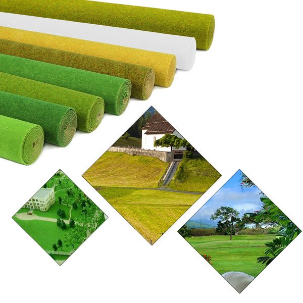 0.4mX1m Grass Mat Model Green Artificial Lawn Architectural Layout HO N ...