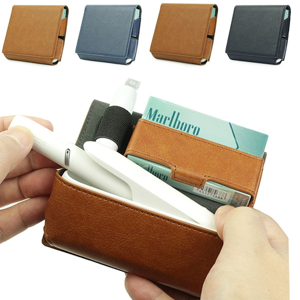 Fashion Flip Wallet Leather Case for IQOS 3duo Pouch Bag Holder Box for Iqos Duo 3 Case Holder ...