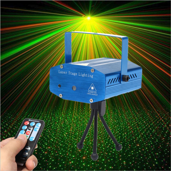LED Laser Lights Projector stage light Sound Activated Auto Flashing ...