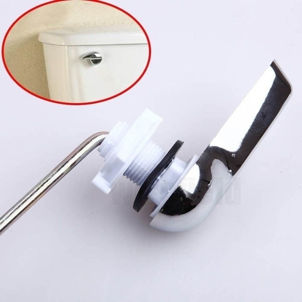 Universal Toilet Tank Flush Lever Chrome Toilet Wrench Handle Fits Most ...