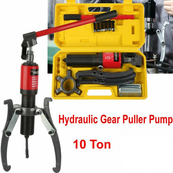 10T Hydraulic Gear Puller Pumps Oil Tube 3 Jaws Drawing Machine | Wish