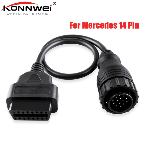 5pcs For MERCEDES BENZ Sprinter 14 Pin to 16 Pin OBD 1 2 Diagnostic ...