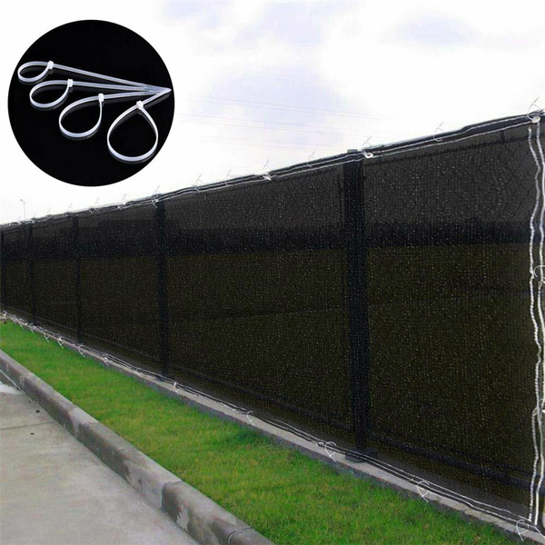 50x6 ft Wind Shield Privacy Screen Outdoor Sun Shade Fence Fabric Mesh ...