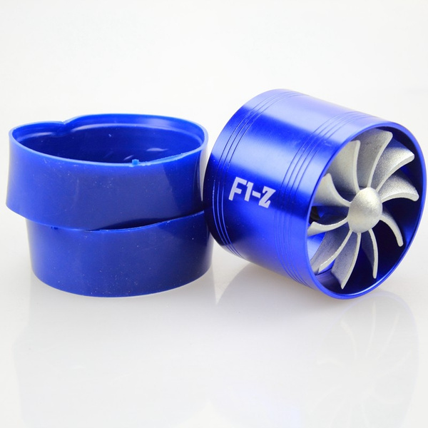 Universal Single Air Intake Fan Supercharger Fuel Gas Saver Fan ...