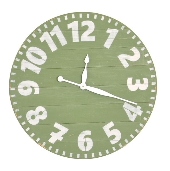 Oversized Sage Industrial Style Wall Clock | Wish