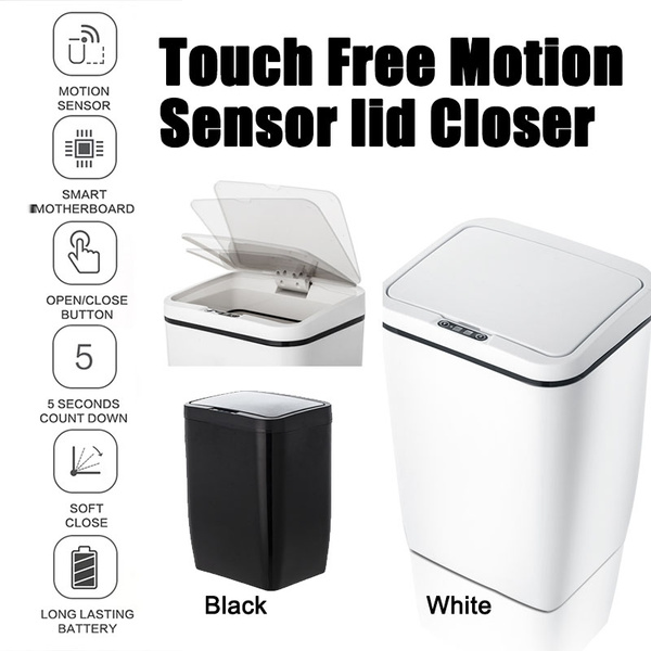 Automatic Touchless Intelligent Induction Motion Sensor Kitchen Trash ...